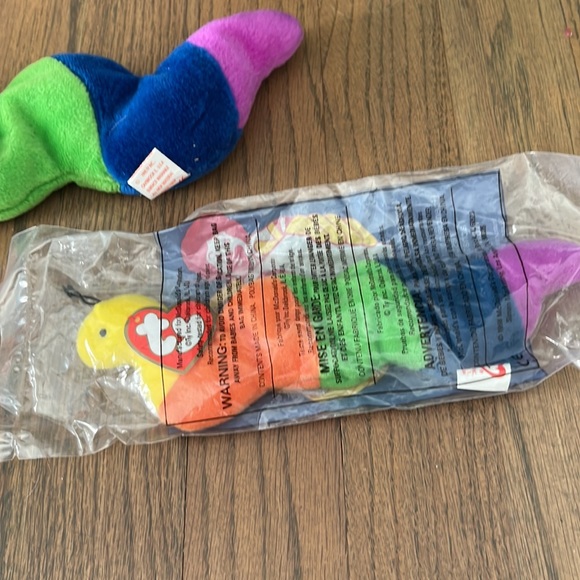 Ty | Toys | Authentic Ty Beanie Baby Inch The Inch Worn W Authentic ...